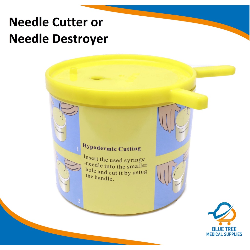 Needle Cutter Needle Destroyer Syringe Cutter Round Shape or Square ...