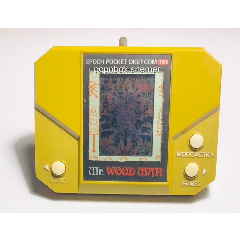Vintage 1982 EPOCH LSI Mr. Wood Man Handheld Game - Japan Retro Games ...