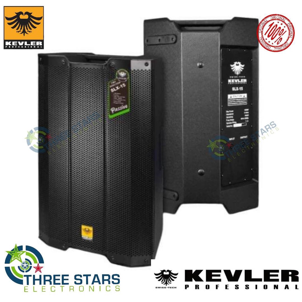 New Kevler Professional 2pcs SLX- 15 15 inch 2 way Bass Reflex 8 ohms 1000 watts max 38Hz ...