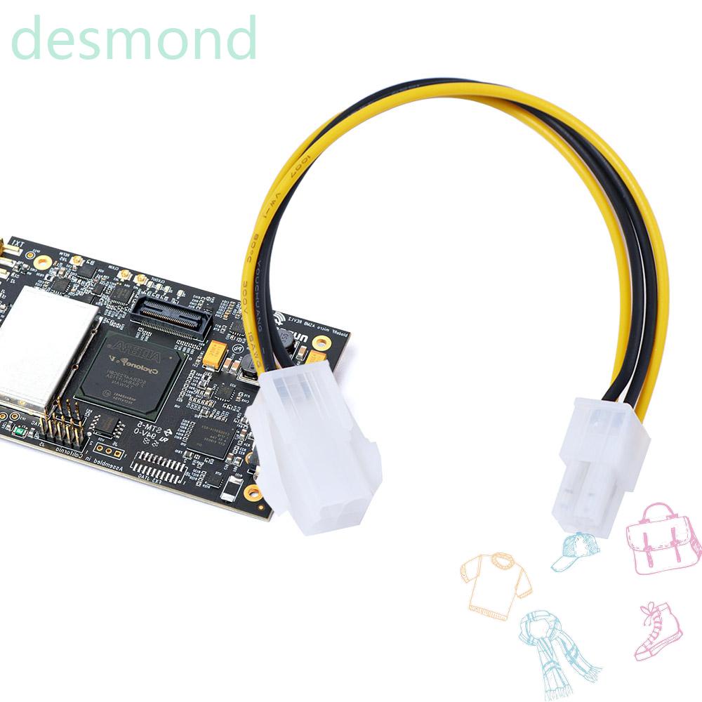 DESMOND Power Supply Extension Cable for PC CPU 4 Pin PSU Cable 4 Pin ...