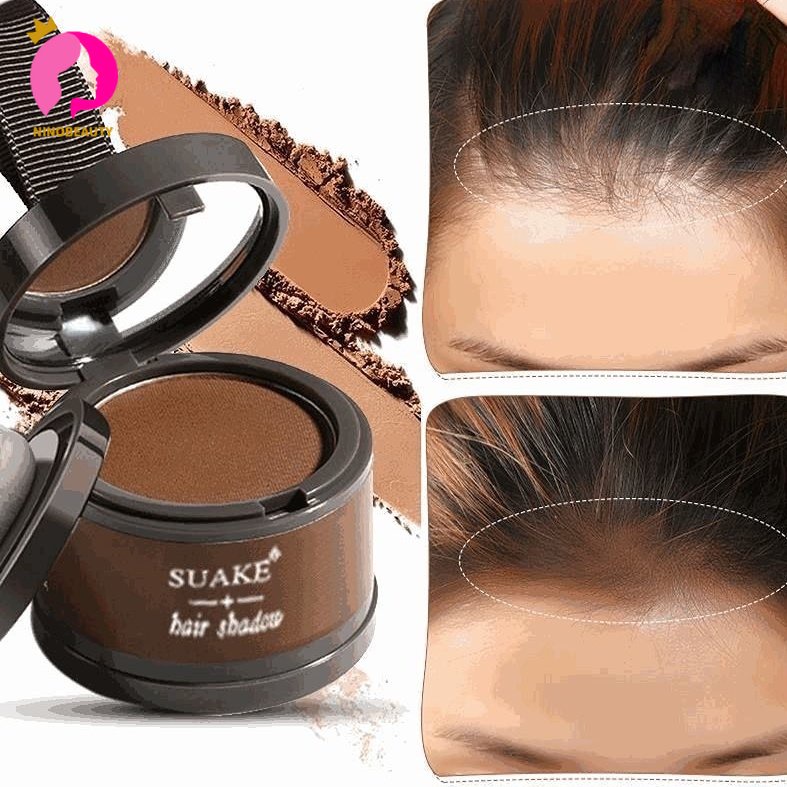 Maycheer Instant Fluffy Hair Root Black Powder Cover Up Natural Instant ...