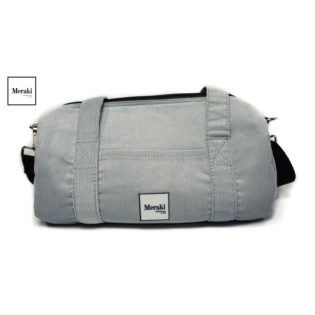 Meraki Essentials Unisex mini Duffel bag Grey | Shopee Philippines