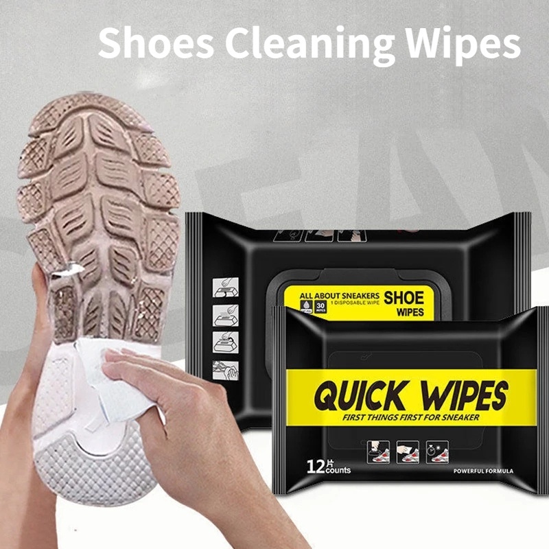 SZZ White Shoes Cleaning Wipes Sneakers Shoes Cleaning Care Product ...