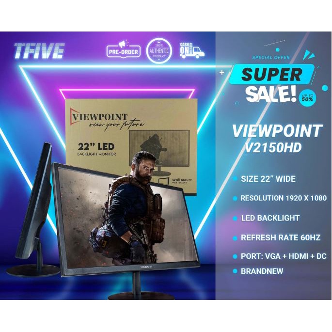 BRANDNEW VIEWPOINT 22" inches LCD Monitor | Shopee Philippines