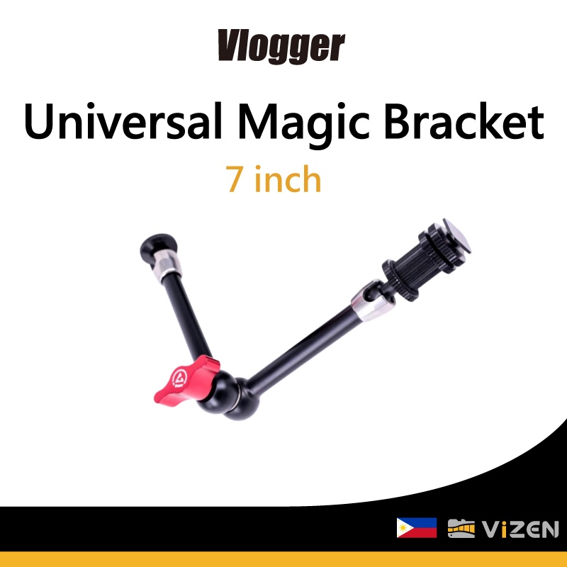 Vlogger Universal Magic Bracket /Articulating Arm (7 inch) | Shopee ...