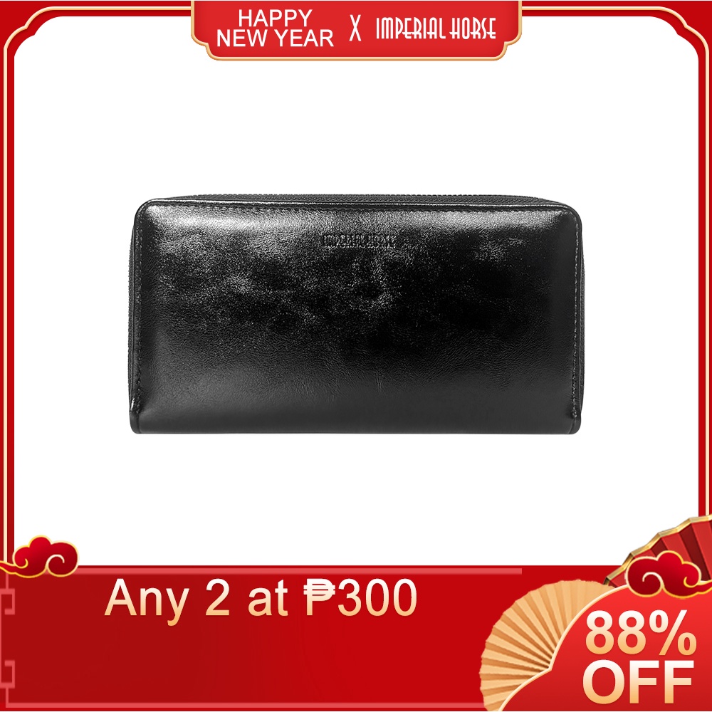 Imperial Horse H070 Long Wallets for Men Leather RFID Blocking Bifold ...