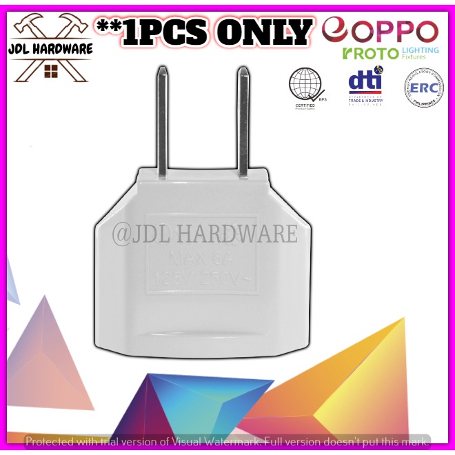 WUO-011 1PCS Regular Adapter 6A 250V Electrical Socket Outlet US To EU ...