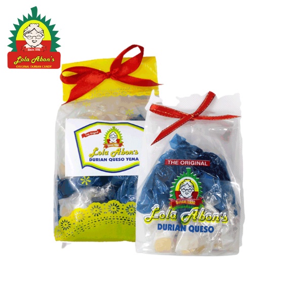 The Original Lola Abons Davao | Special Durian Queso Yema Candy 12pcs ...