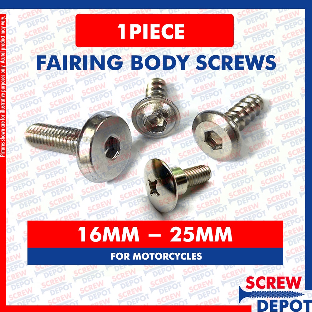1PC Fairings / Body Bolts / Footboard / Plaka Bolt for Motorcycles ...