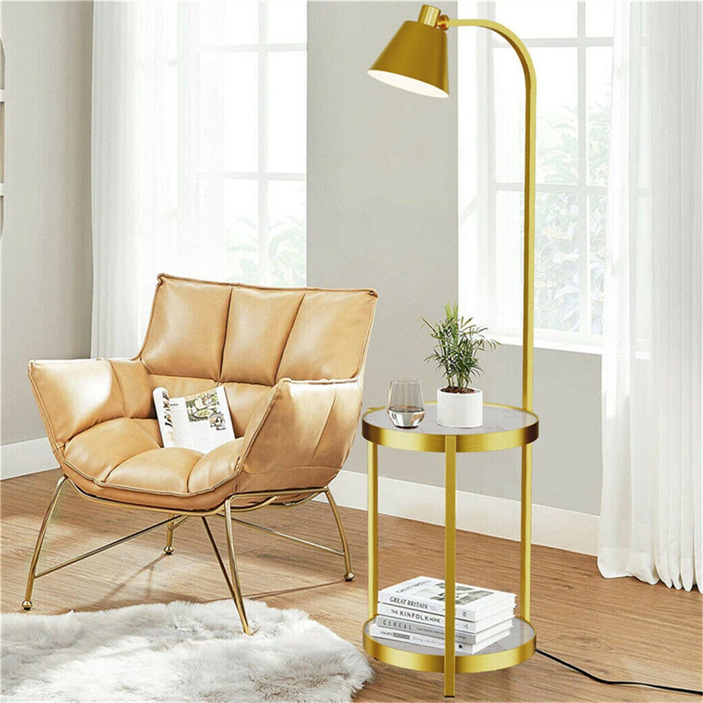 Nordic Floor Lamp Free Standing LED Lights Study Lamp Shade Living Room ...