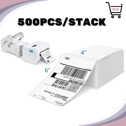 shopee WAYBILL STICKER Fold 500 PCS/STACK 100mmx150mm A6 SIZE FOR ...