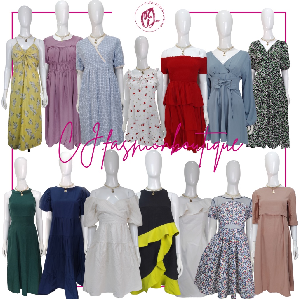 HQ DRESS MINI / MIDI / MAXI DRESS COLLECTION | Shopee Philippines