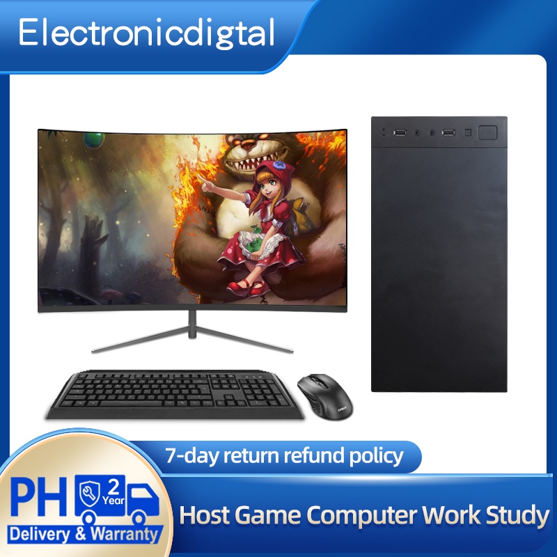 ICON Desktop Computer Set PC Full Set Intel Core i7 16G 512G SSD Mini ...