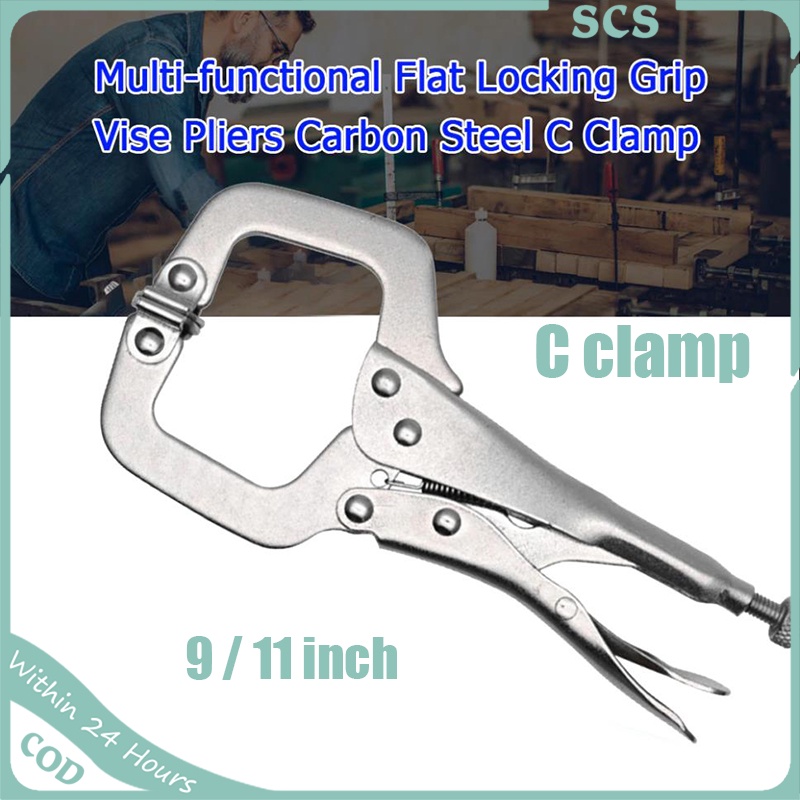 9" 11" C Clamp Vise Grip Locking C-Clamp | Shopee Philippines