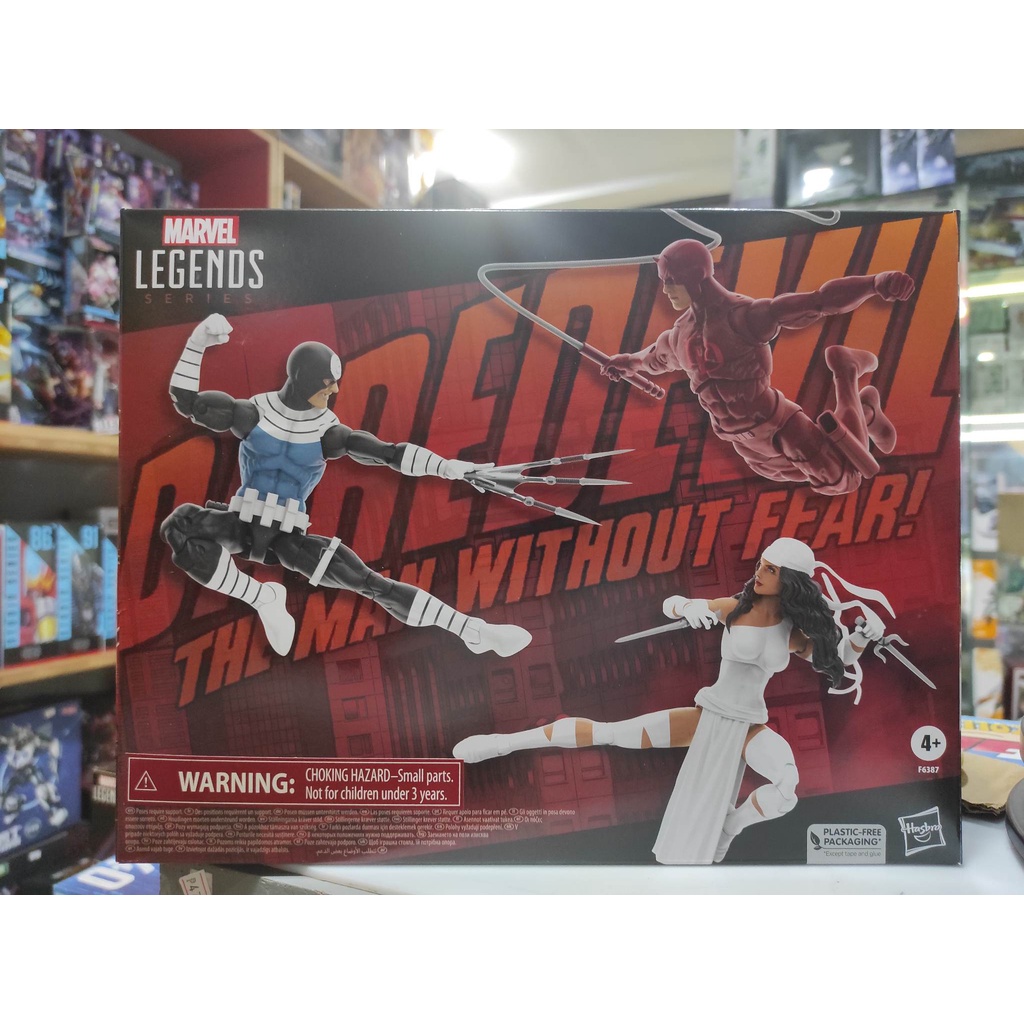 Hasbro Marvel Legends 3pack BullsEye , DareDevil and Elektra | Shopee ...