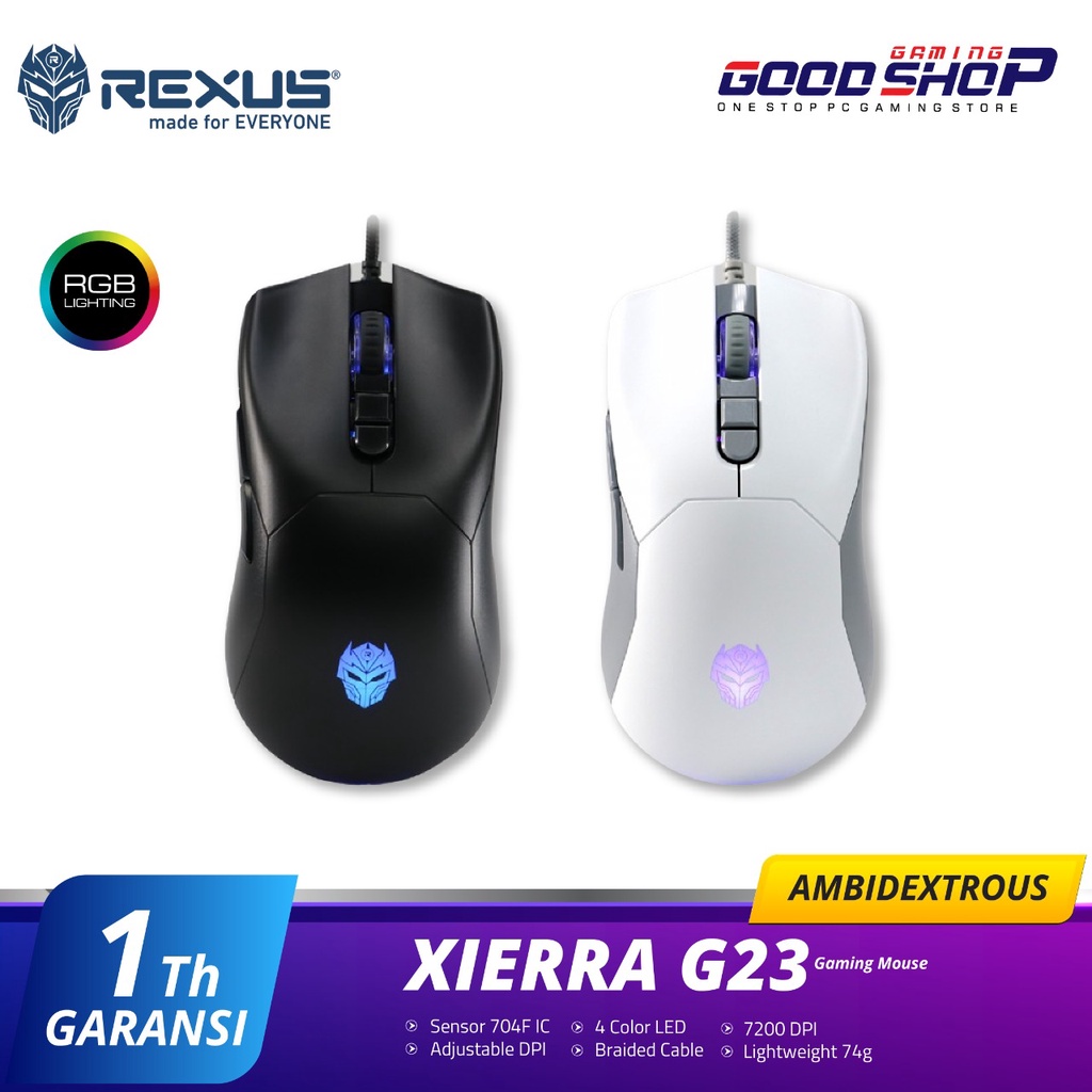 Rexus Gaming Mouse Xierra G23 - Gaming Mouse | Shopee Philippines