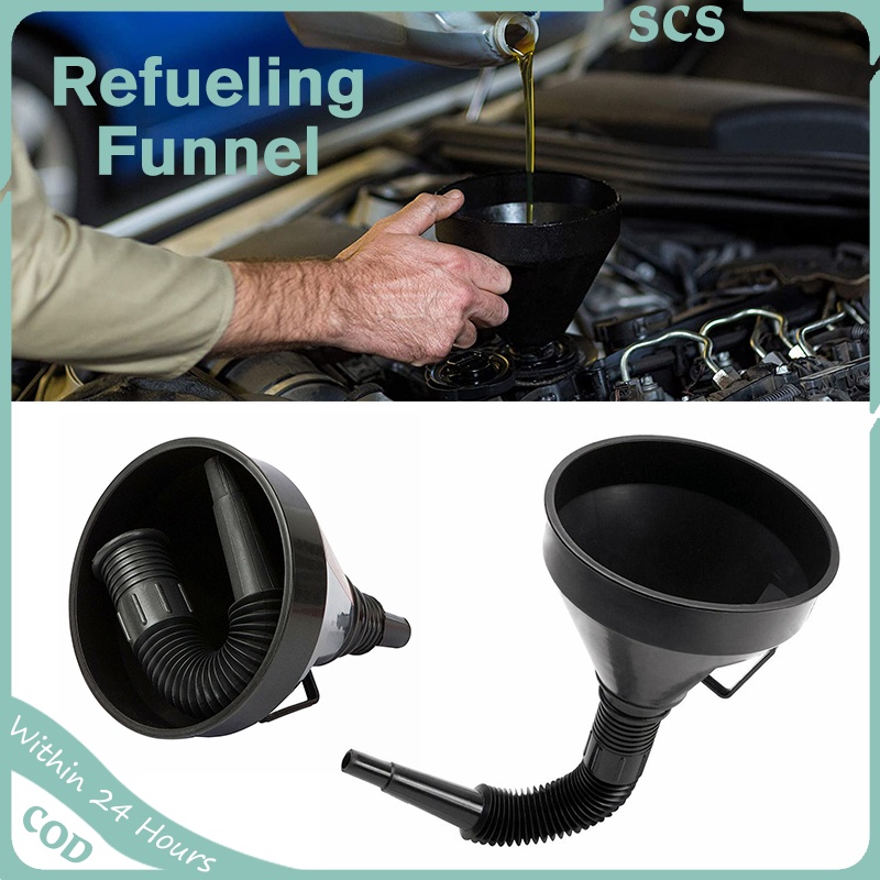 Wide Mouth Fuel Funnel with Flexible Extension Nozzle,for Liquid Diesel ...