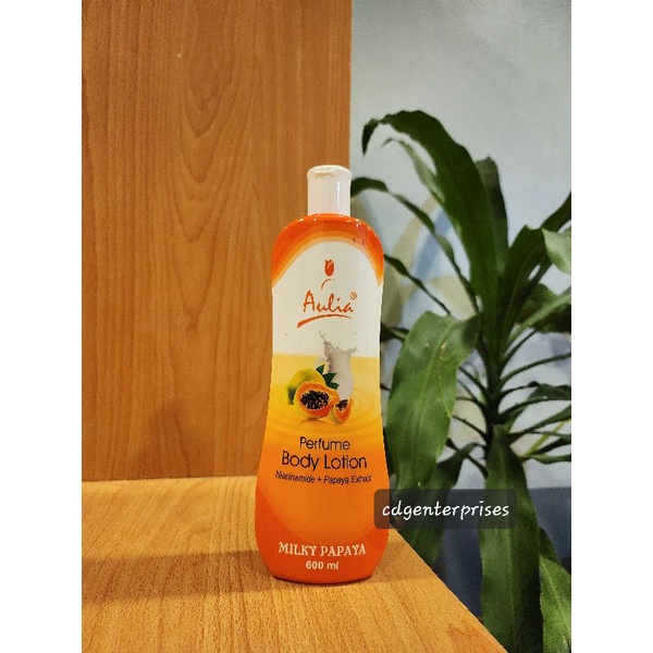 AULIA PERFUME BODY LOTION MILKY PAPAYA 600ML | Shopee Philippines