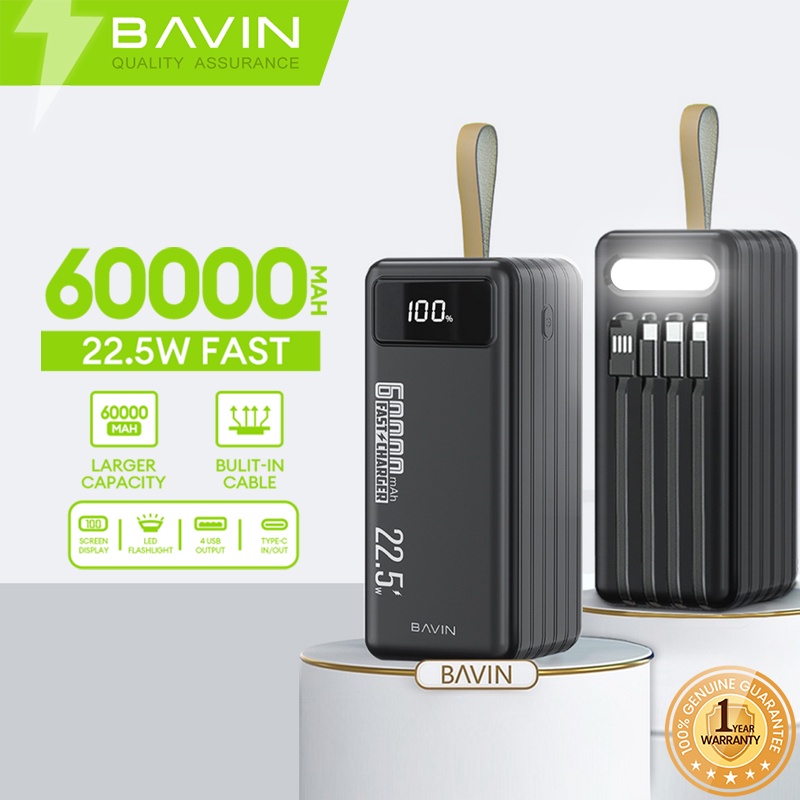 bavin pc030 60000mah powerbank - Best Prices and Online Promos - Feb 2023 | Shopee Philippines