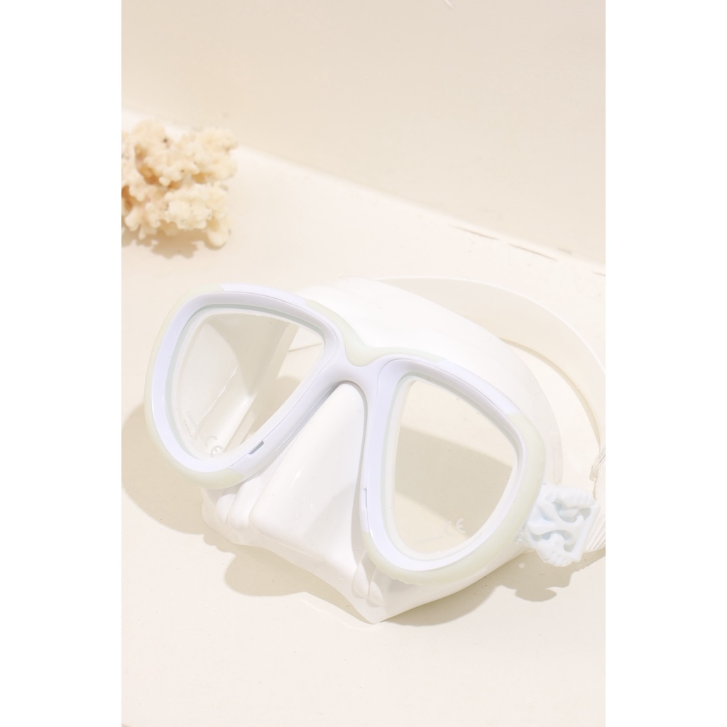 OCEANTAG FREE freediving goggle White | Shopee Philippines