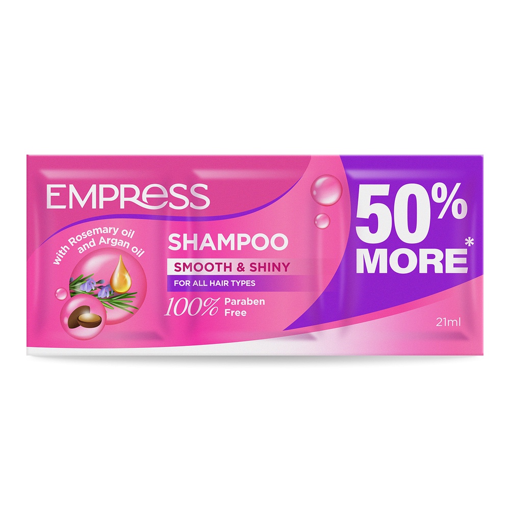 Empress Shampoo - Smooth & Shiny Pink 21ml by 6's | Shopee Philippines