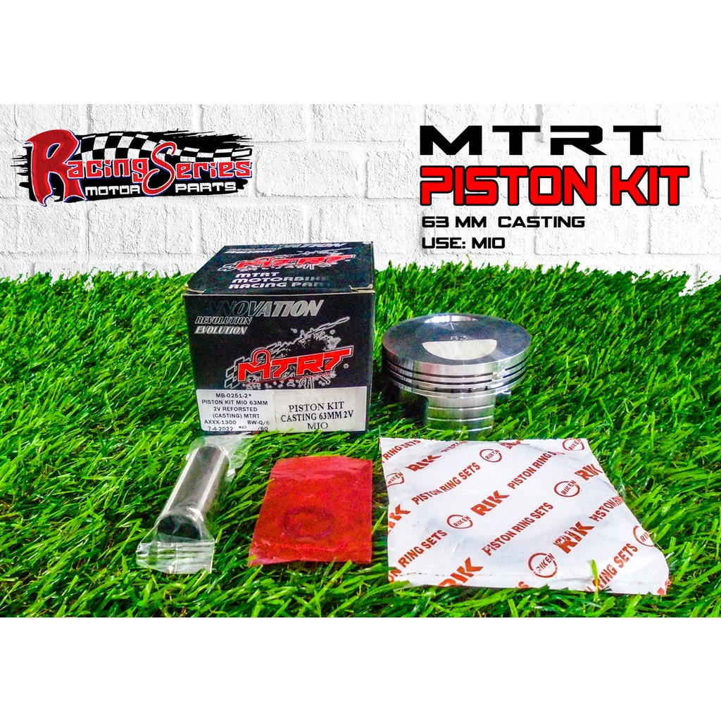 MTRT piston kit mio sporty 63MM (casting) | Shopee Philippines
