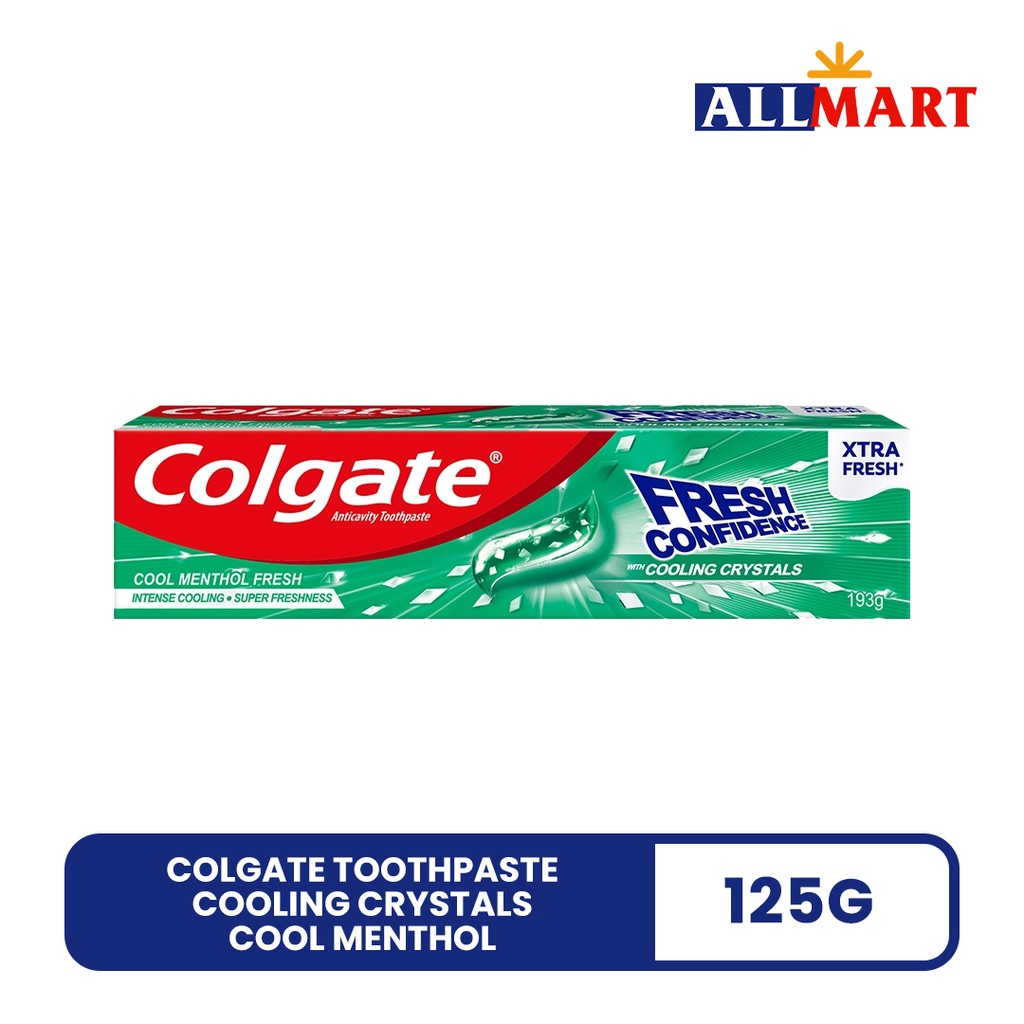 Colgate Toothpaste Cooling Crystals Cool Menthol 125g | Shopee Philippines