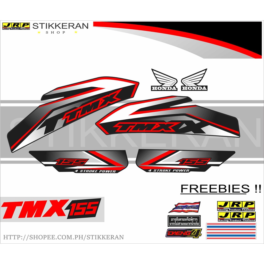 HONDA TMX 155 ASERO STOCK DECAL | Shopee Philippines