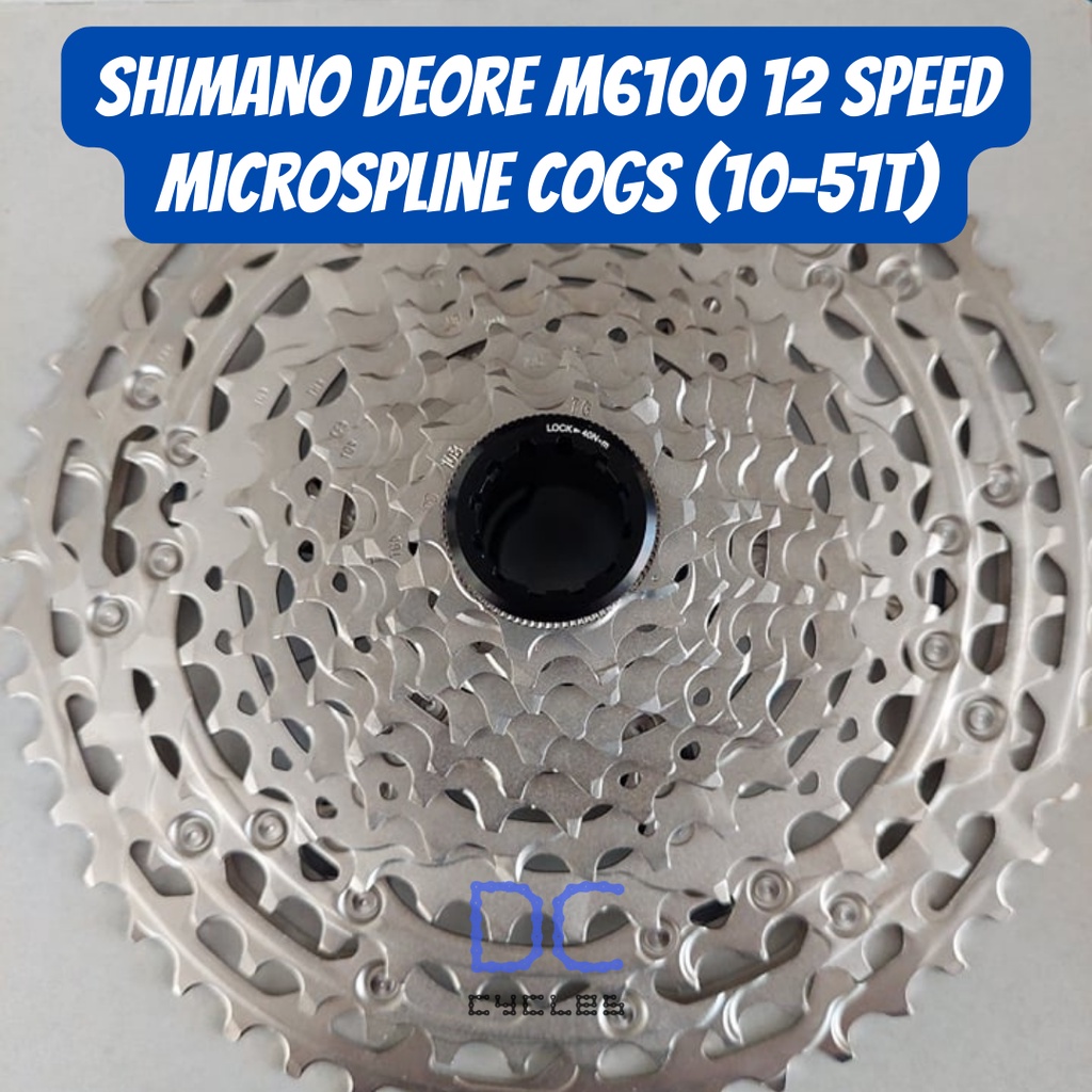 Shimano Deore M6100 12 speed cogs (10-51T) | Shopee Philippines