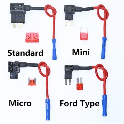 Micro / Mini / Standard Fuse Add-a-circuit TAP ATM APM10A Blade Car ...
