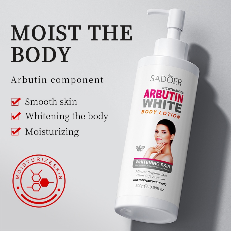 Sadoer Nicotinamide Body Cream Whitening Lotion Effective Skin Care