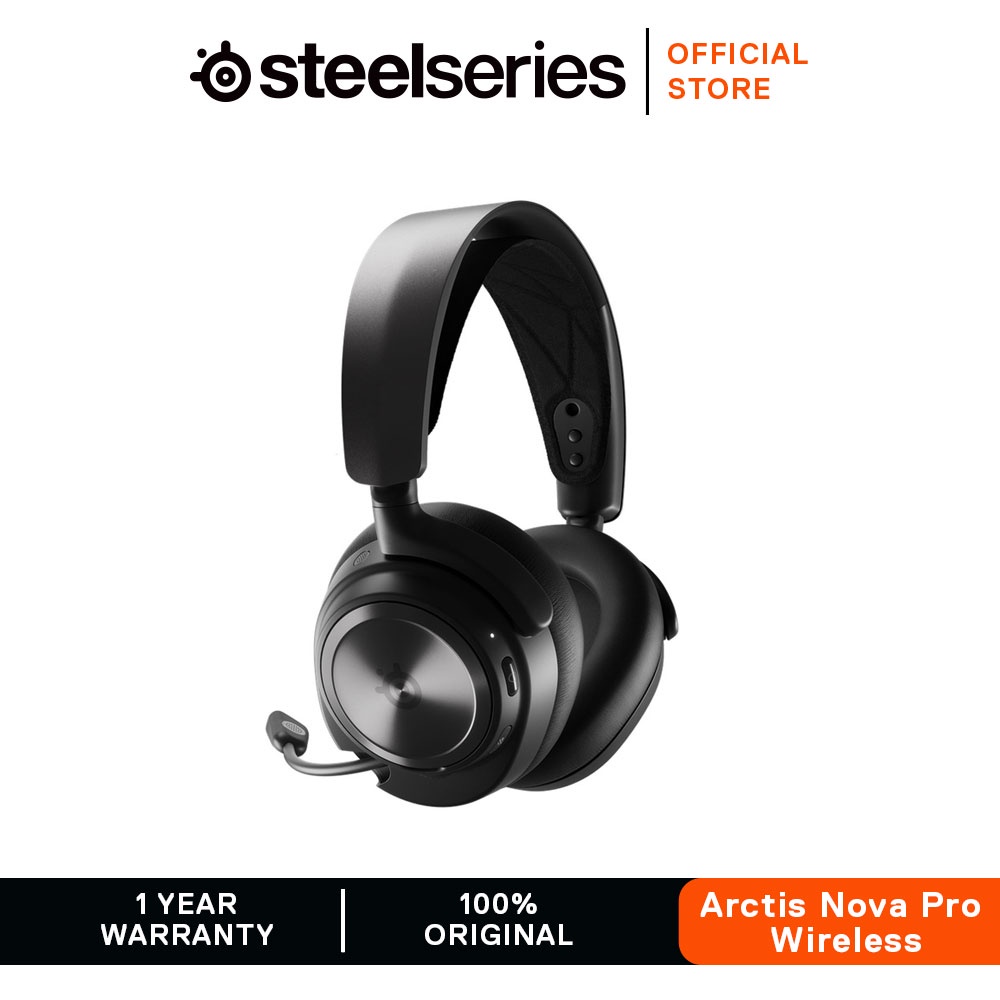 SteelSeries Arctis Nova Pro Multi-System Connect Wireless Gaming Headset Black (61520) | Shopee ...