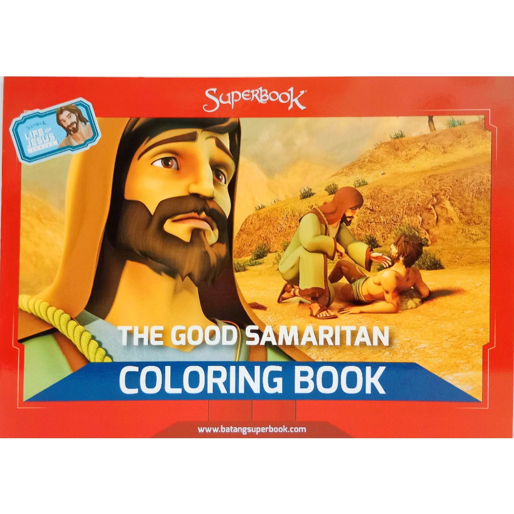 PCBS The Good Samaritan: SuperBook - Coloring Book | Shopee Philippines