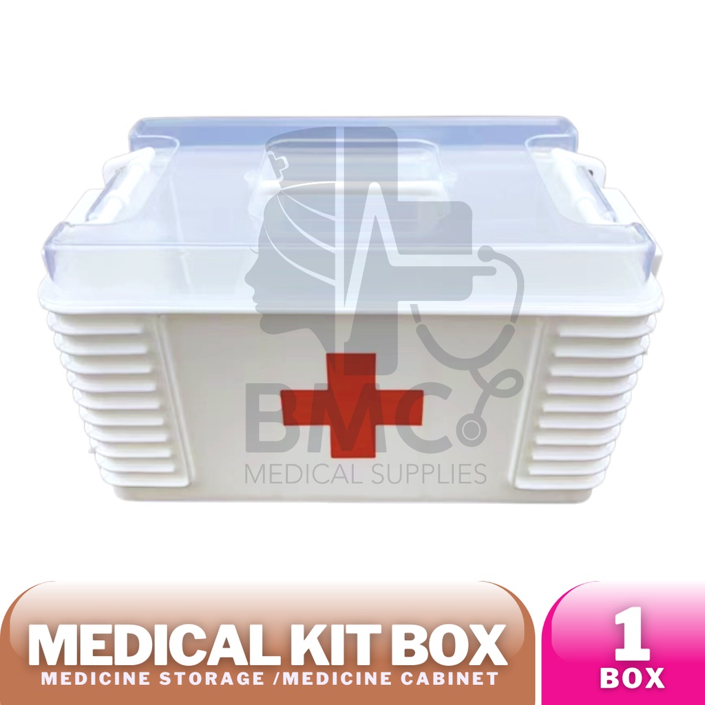 Medical Kit Box for First Aid Supplies | Medicine cabinet | Shopee ...
