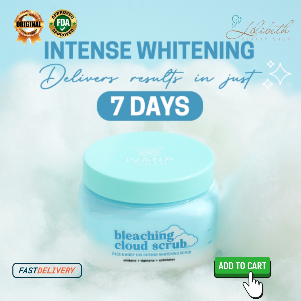 Ivana Skin Bleaching Cloud Scrub by Ivana Alawi | Shopee Philippines