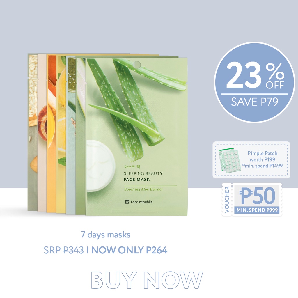 Face Republic 7 Days Mask | Shopee Philippines