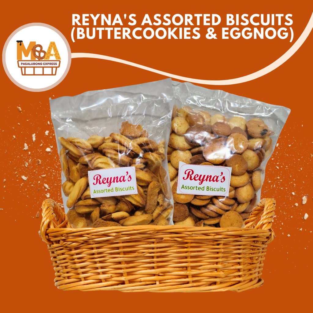 BUTTER COOKIES AND EGGNOG BISCUIT (450 GRAMS) | Shopee Philippines