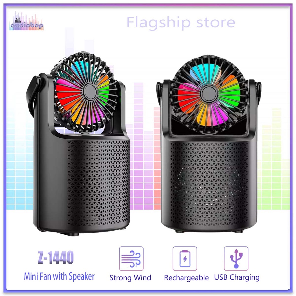 Portable Wireless outdoor Bluetooth Speaker Fan with Fan Home Party ...
