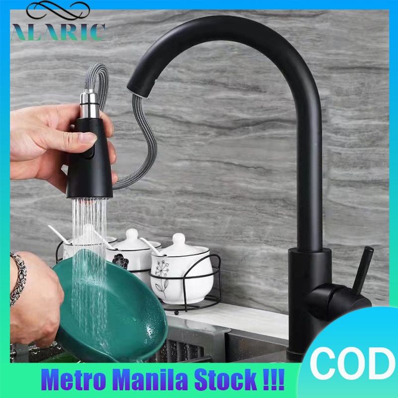 Pull Out Kitchen Faucet With Sprayer Bathroom Faucet Sink Rotating 360 ...