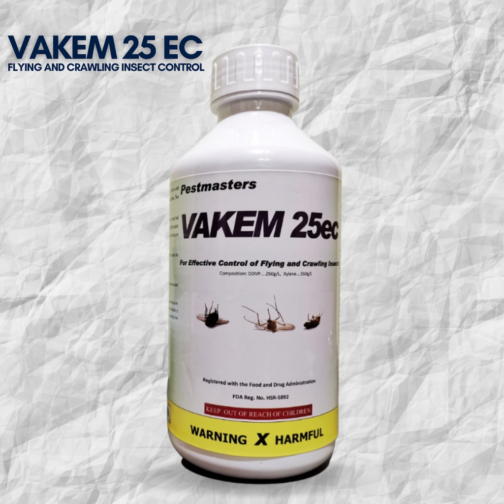 Vakem 1000ml Ipis Lamok Langaw Flying and Crawling Insect Control Spray ...