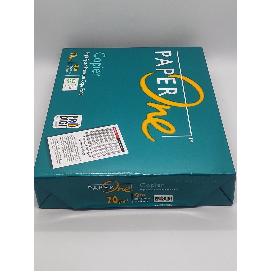 PAPERONE QTO (Short) 70GSM Copier Paper | Shopee Philippines
