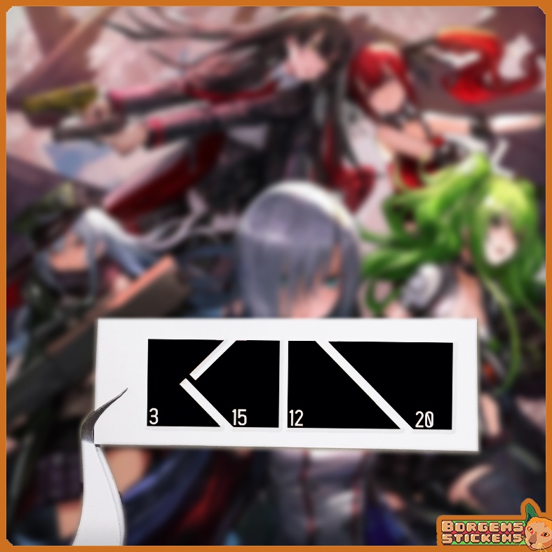 [DECAL] Girls Frontline AR Team GFL VINYL STICKER for Car, PC, and more ...