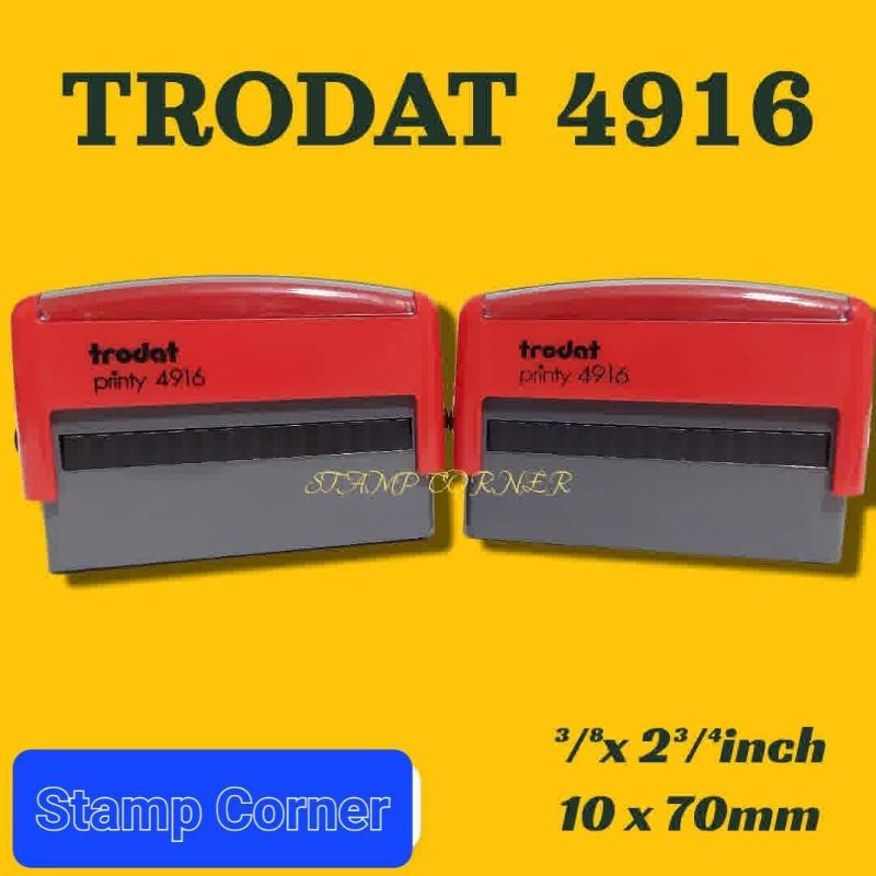TRODAT 4916 SELFINKING STAMP C.O.D. | Shopee Philippines