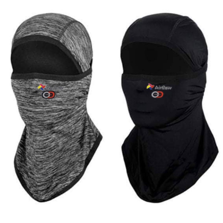 AIRFLOW Balaclava Overlap design (pull down, flip up design cut ...