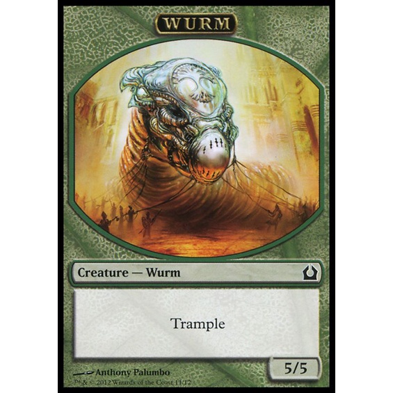 Wurm (token) - RTR, M12, DMC - MTG Cards (WotC) | Shopee Philippines