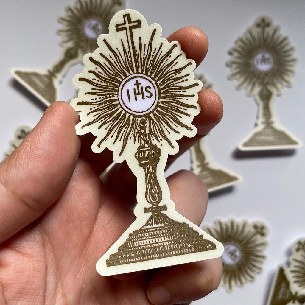 Blessed Sacrament Catholic Vintage Waterproof Vinyl Sticker | Shopee ...
