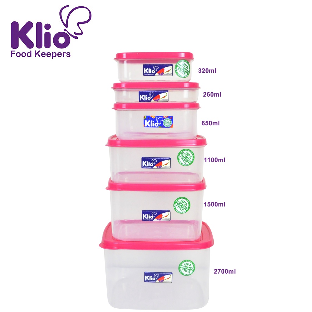 KLIO by Winland Sandwich Stackable Food Keeper Kitchenware Container ...