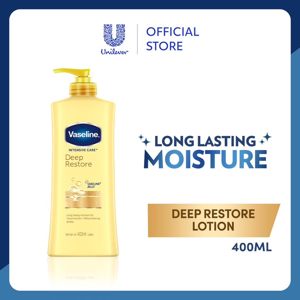 Vaseline Intensive Care Deep Restore Lotion 400ML | Shopee Philippines