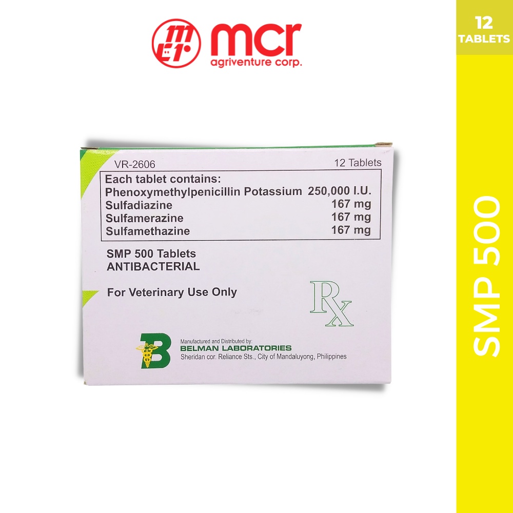 SMP 500 TABLETS (Antibacterial) | Shopee Philippines