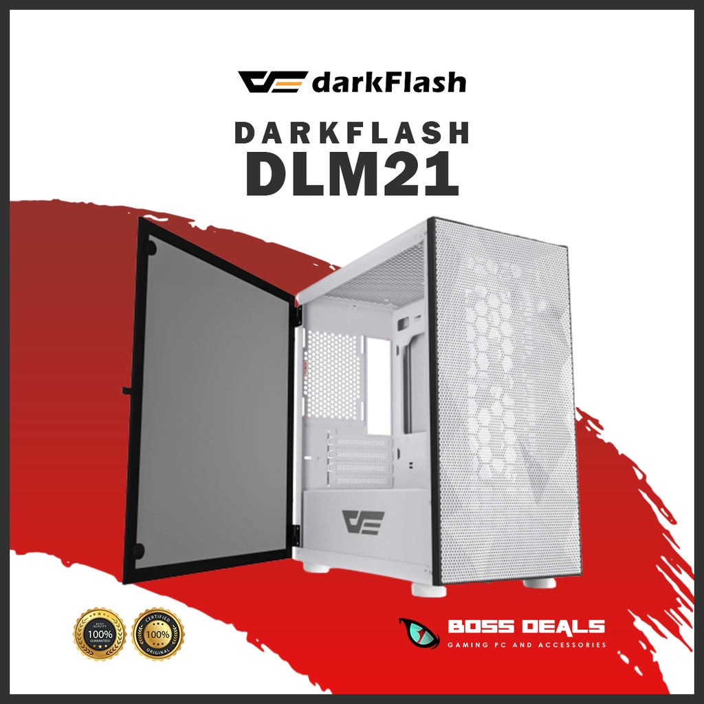 DARKFLASH DLM21 MESH MICRO ATX PC CASE | Shopee Philippines